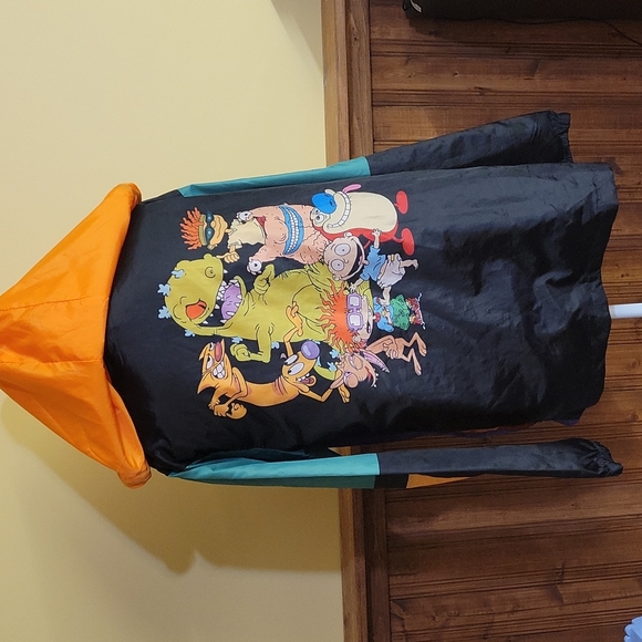 Nickelodeon | Jackets & Coats | Nickelodeon Vintage Cartoons Men Jacket ...